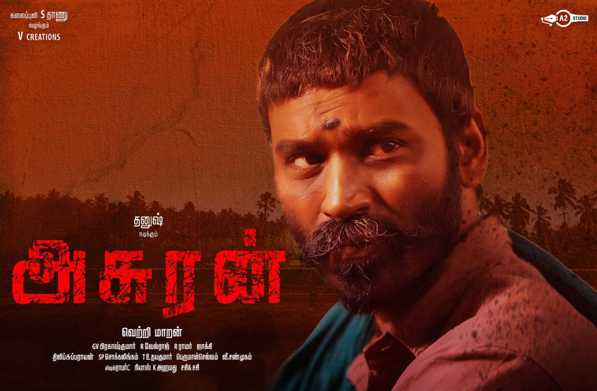 BREAKING: Dhanush's Asuran Posters Are Out! - Varnam Malaysia