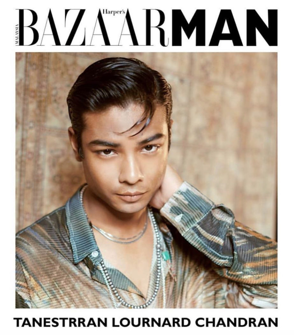 Malaysia's King of Fashion Bernard Chandran & Sons Stun On Harper's ...