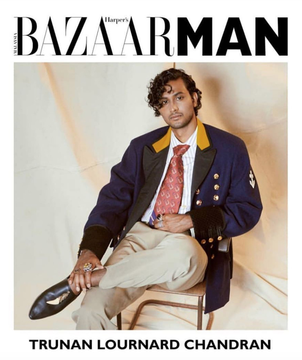 Malaysia's King of Fashion Bernard Chandran & Sons Stun On Harper's ...