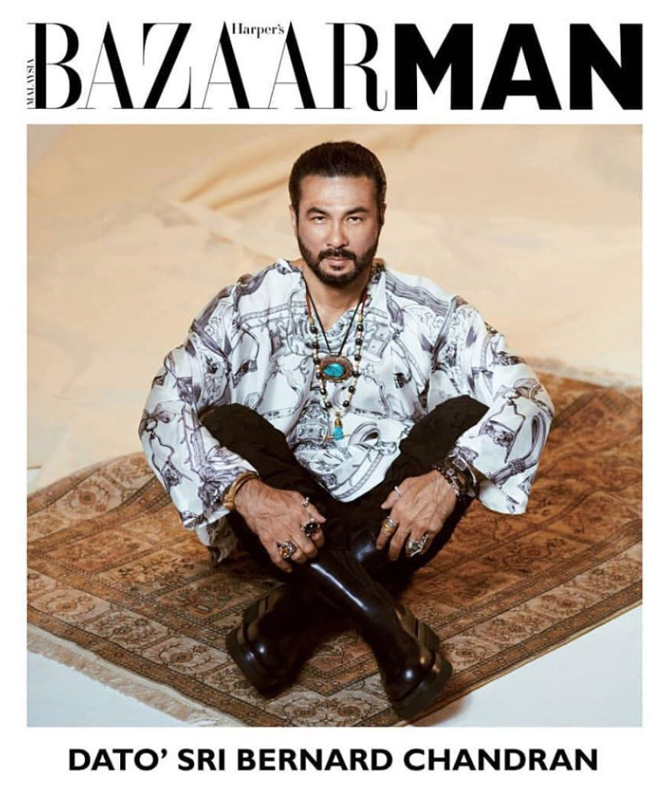 Malaysia's King of Fashion Bernard Chandran & Sons Stun On Harper's ...