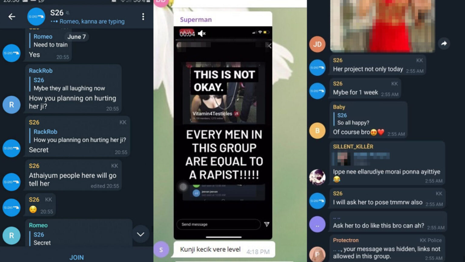 The Vile Acts Of Telegram Groups Like 'V2K' Have Re-emerged - Varnam ...
