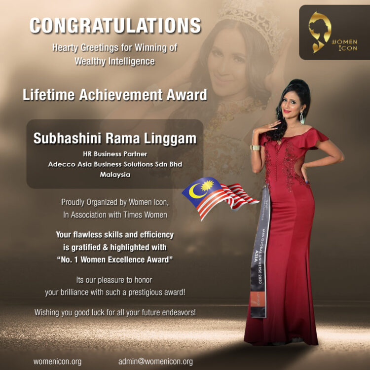 Malaysian Women Honoured At Prestigious 'Women Icon Awards 2021 ...