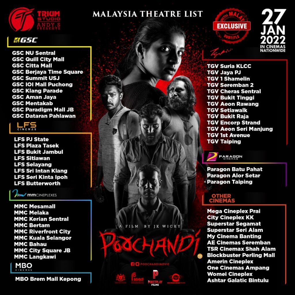 Poochandi; Malaysia's First Tamil Horror Flick Finally Hits The Big ...