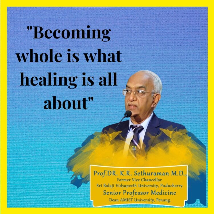 Malaysian Prof Dr K.R Sethuraman Bestowed ‘Lifetime Achievement Award ...