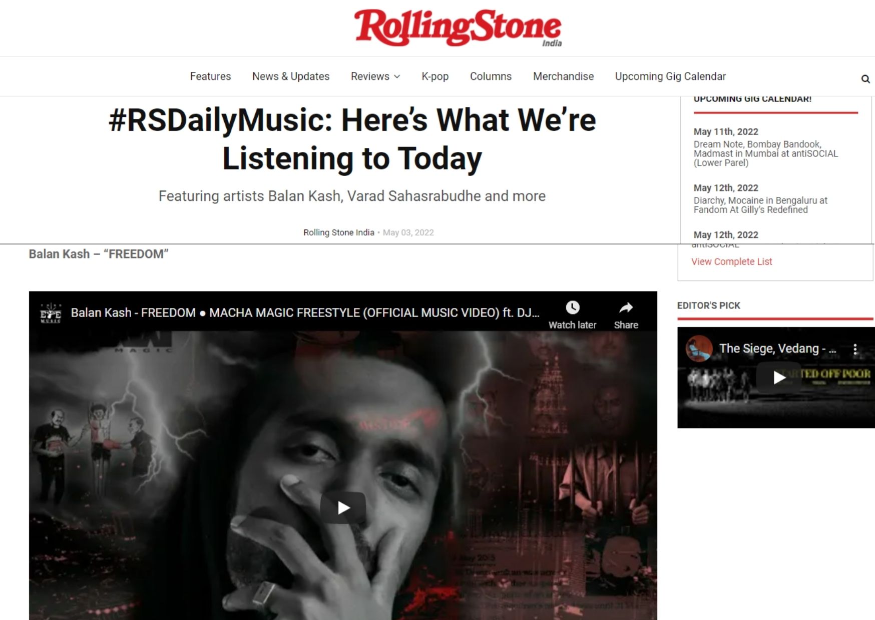 EXCLUSIVE: Balan Kash Returns With New Album ‘Terima Kasih’ Alongside ...