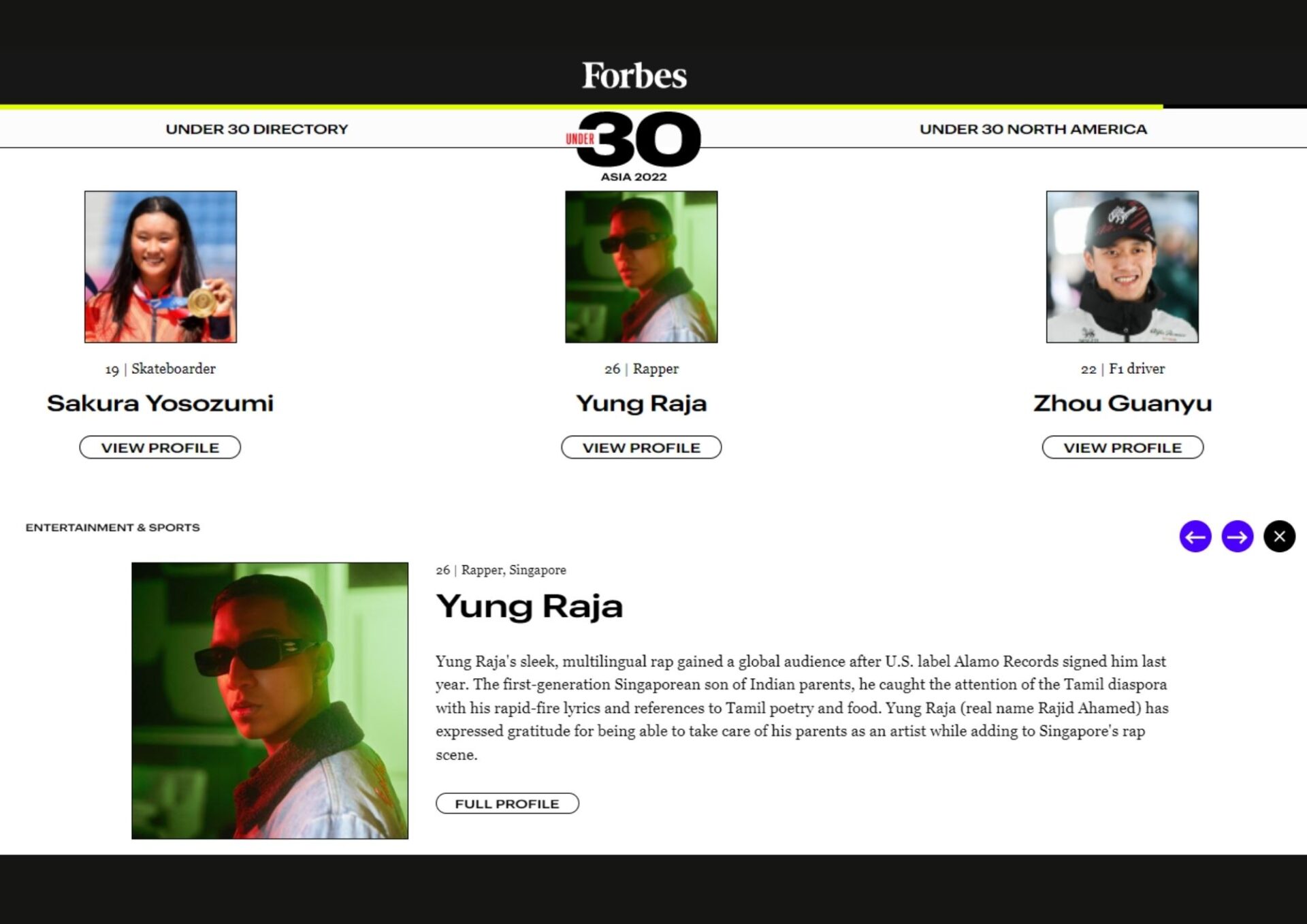 Homegrown Rapper Yung Raja Slides Into Forbes '30 Under 30' Asia List ...