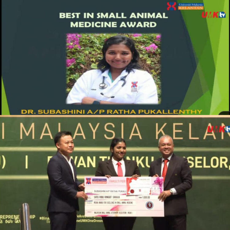 Subashini Ratha Pukallenthy, A Veterinarian Doctor Caps Off With Class - Varnam Malaysia