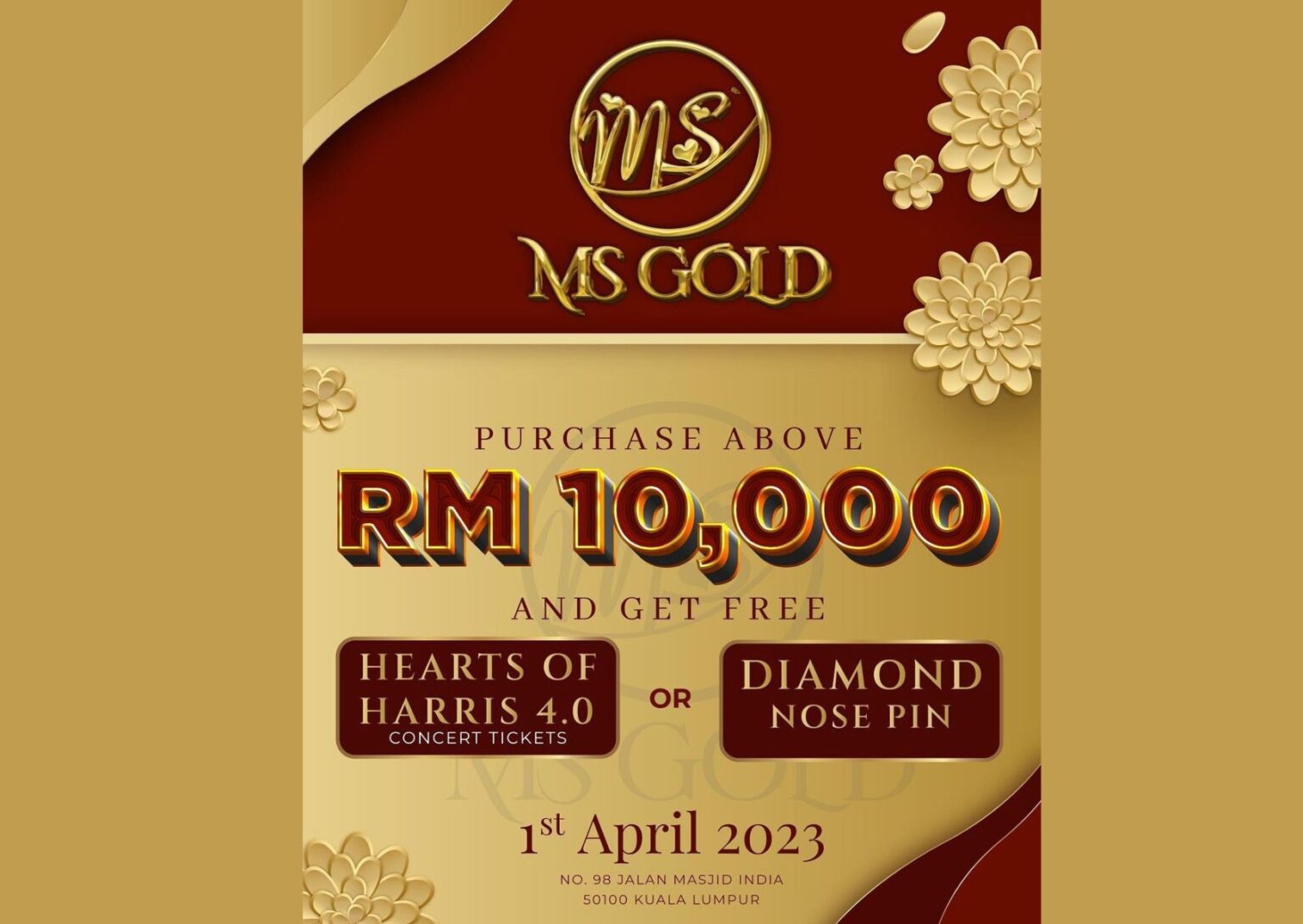 MS Gold, A New Venture By Dato Abdul Malik Opens Its Doors In Masjid ...